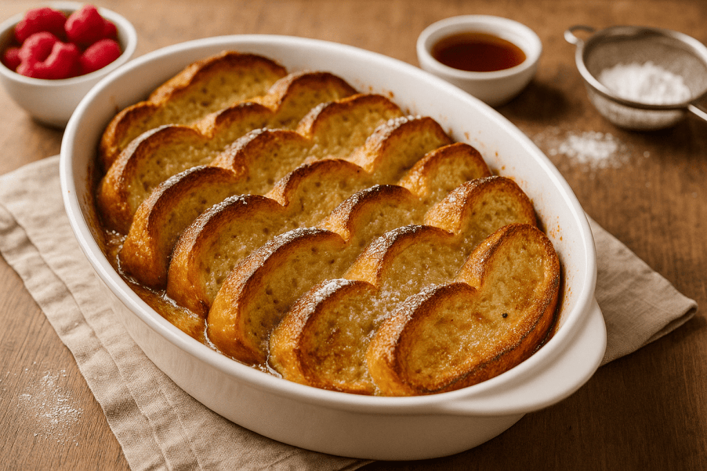 Pain Perdu au Four, Généreux, Doré et Sans Friture – Les recettes de La ...