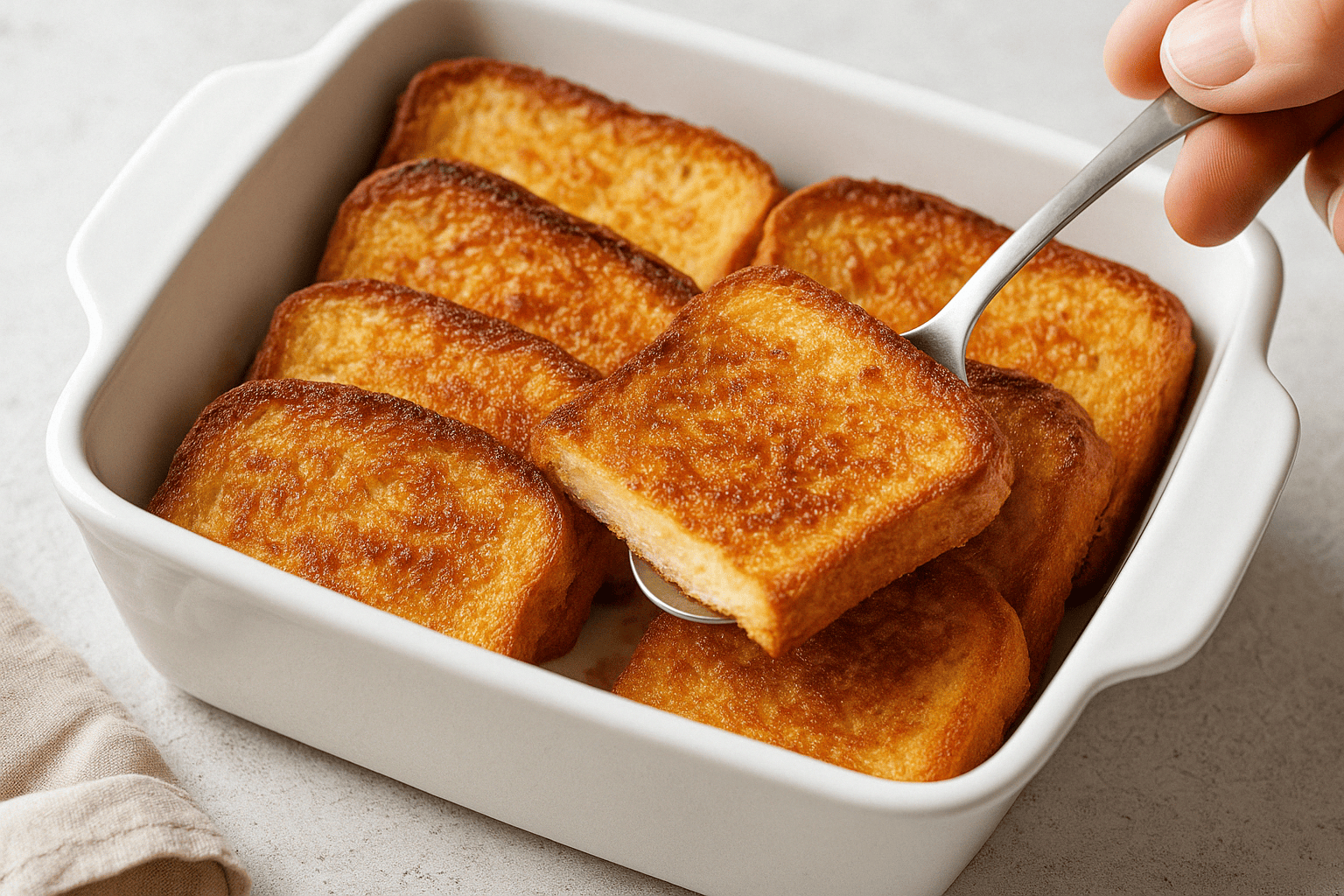 Pain Perdu au Four, Généreux, Doré et Sans Friture – Les recettes de La ...